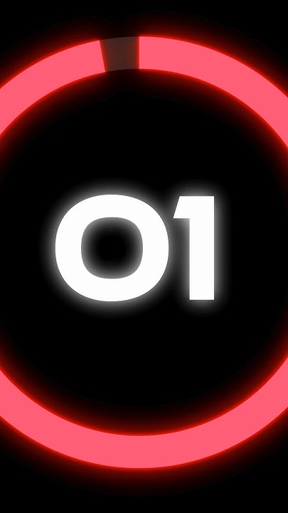 1 second Timer video,1 second countdown,One second Timer,One second countdown #timervideo ...