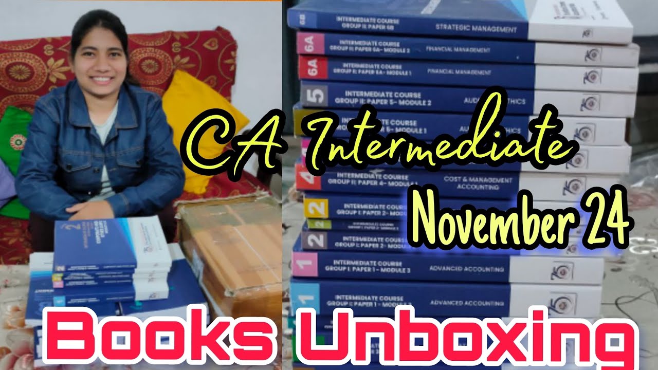 ICAI Books CA Intermediate Nov 24 | New Syllabus | Parul Aggarwal - YouTube