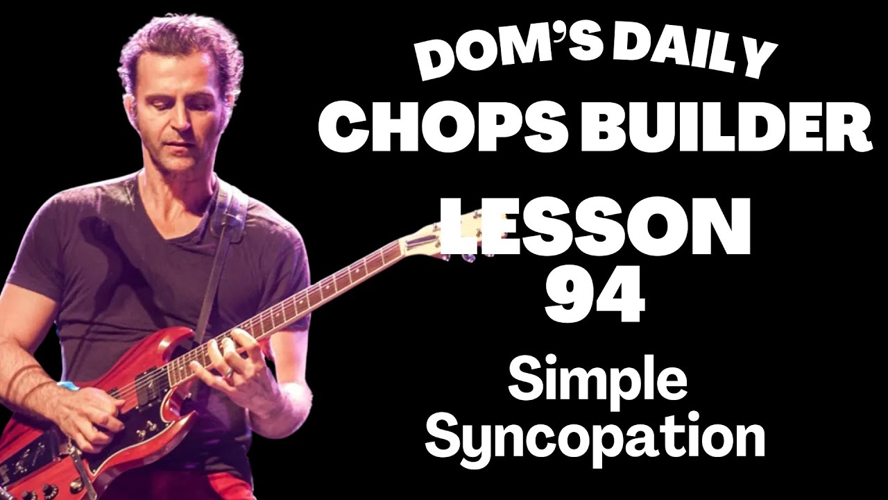 Lesson 94 - Can You Lock Into This Simple Syncopated Guitar Riff? - YouTube