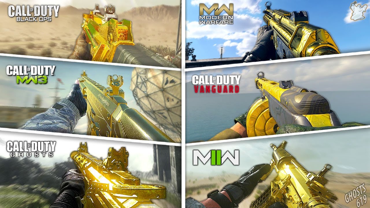Call Of Duty Ghosts Gold Camo