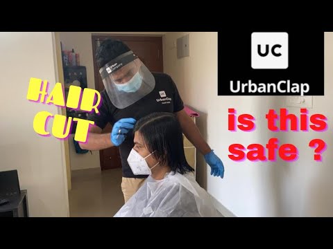 Urban Clap hair cut experience at home | Kya Urban clap service safe ...