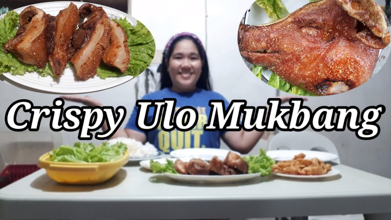 CRISPY ULO MUKBANG/LETTUCE/ONION RING - YouTube