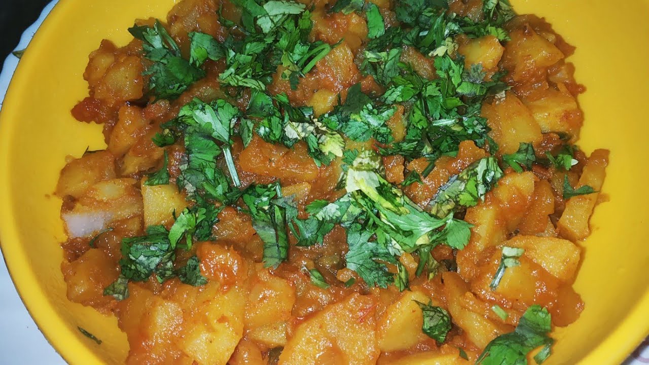 Konkani style simple potato sabji - YouTube