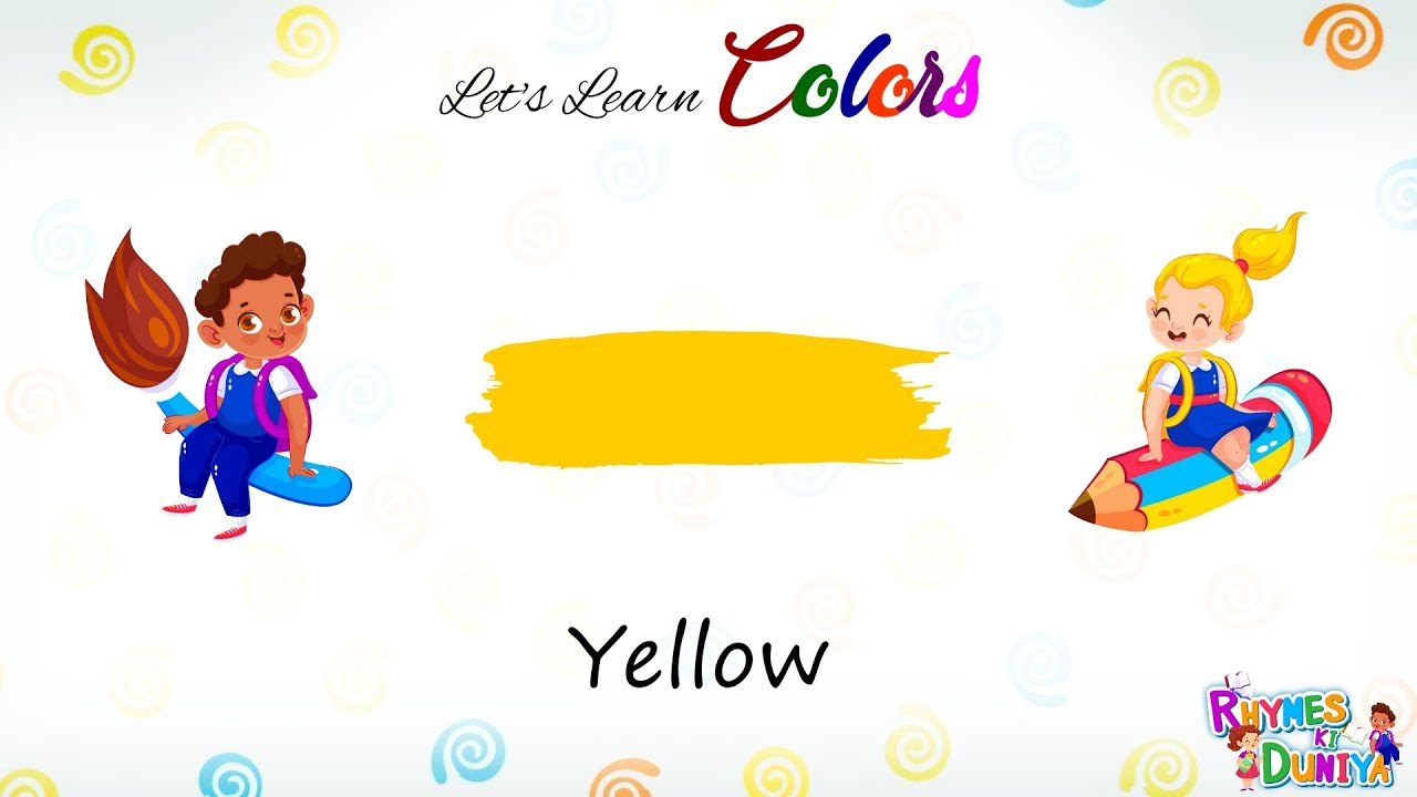 Fun & Easy: Learn Color Names for Kids with Fun Cartoons! Color ...