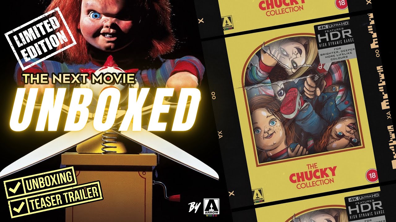 The Chucky Collection Limited Edition 4K By Arrow Video Unboxing + All ...