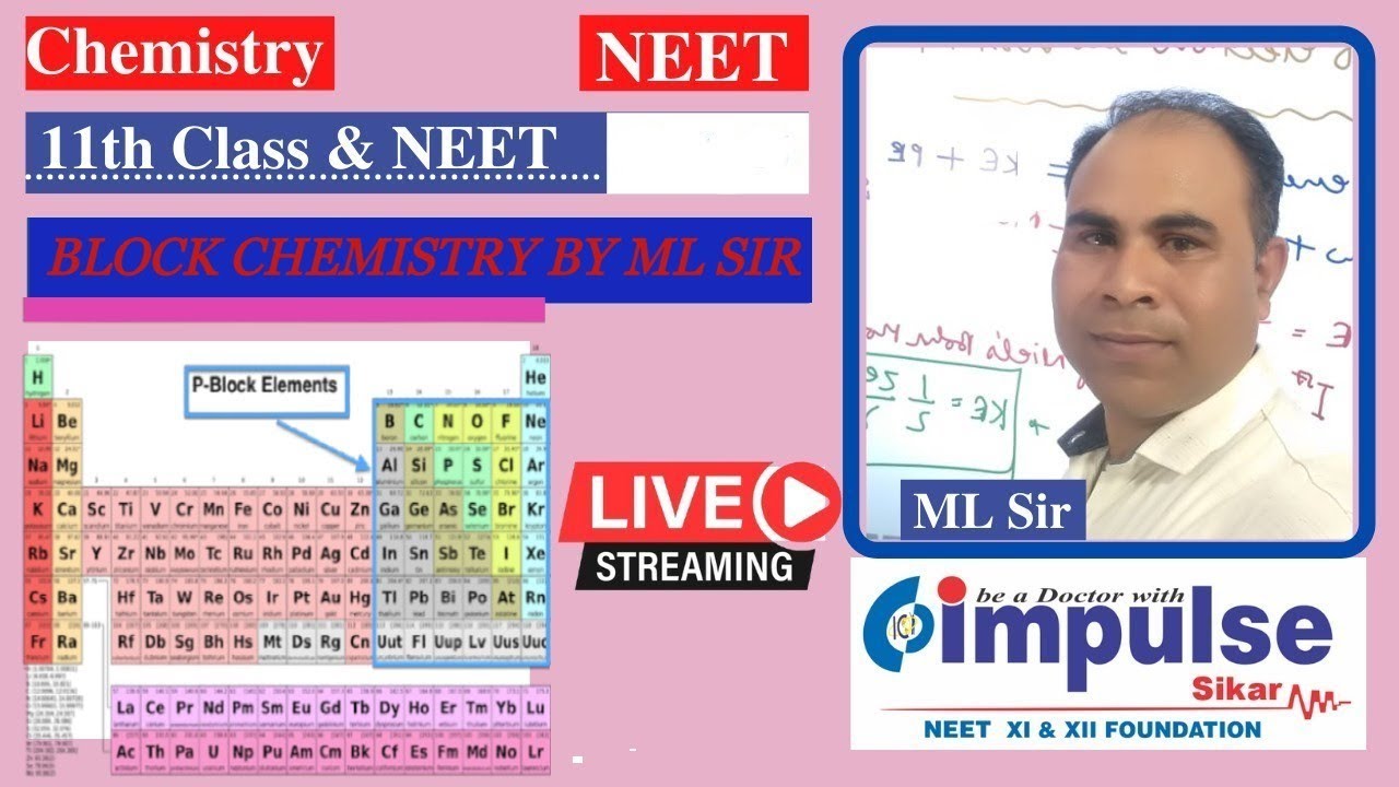 #BlockChemistry_#P Block (#Carbon Family) _13 by ML Sir | #NEET_XI ...