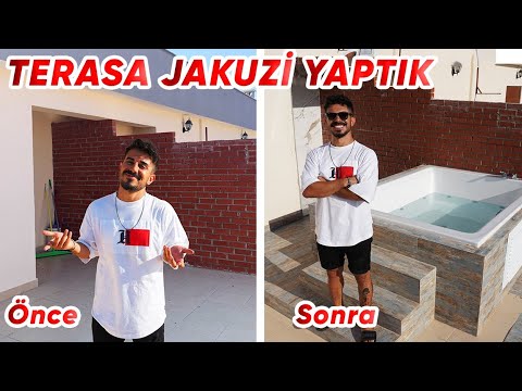 TERASA JAKUZİ YAPTIK! (iphone ve tatil çekilişi var)
