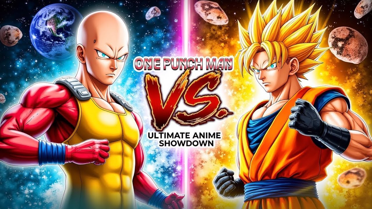 One punch man vs goku: ultimate space fight - YouTube
