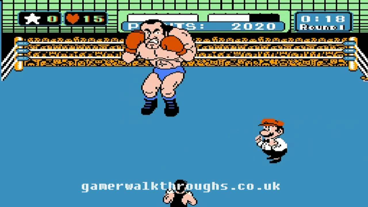 Punch-out (NES) walkthrough - Super macho man - YouTube