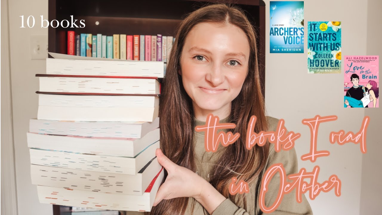 all the books I read in October | monthly reading wrap-up - YouTube