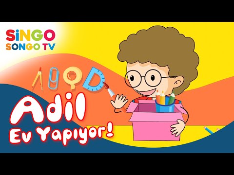 ADİL Ev Yapıyor 🏡 – SingoSongo TV I İsme Özel Çocuk Şarkıları 🎵