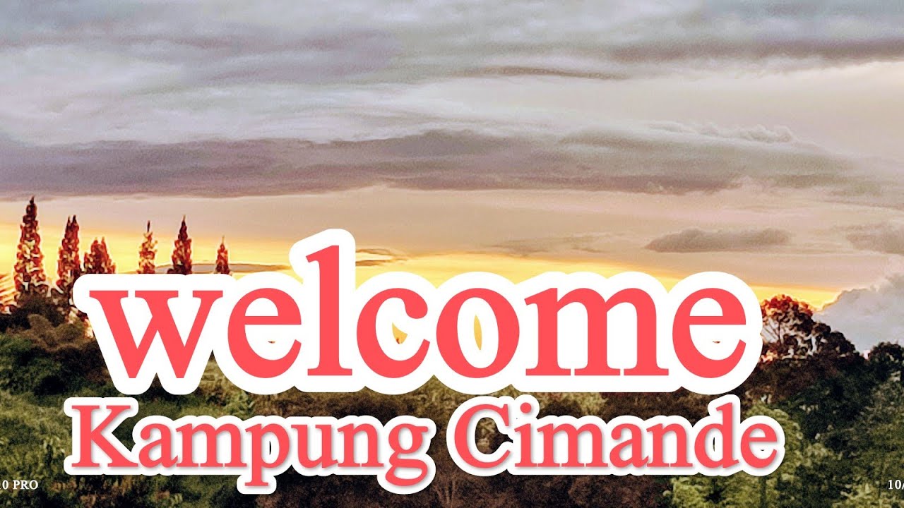 Suasana di kampung desa Cimande - YouTube