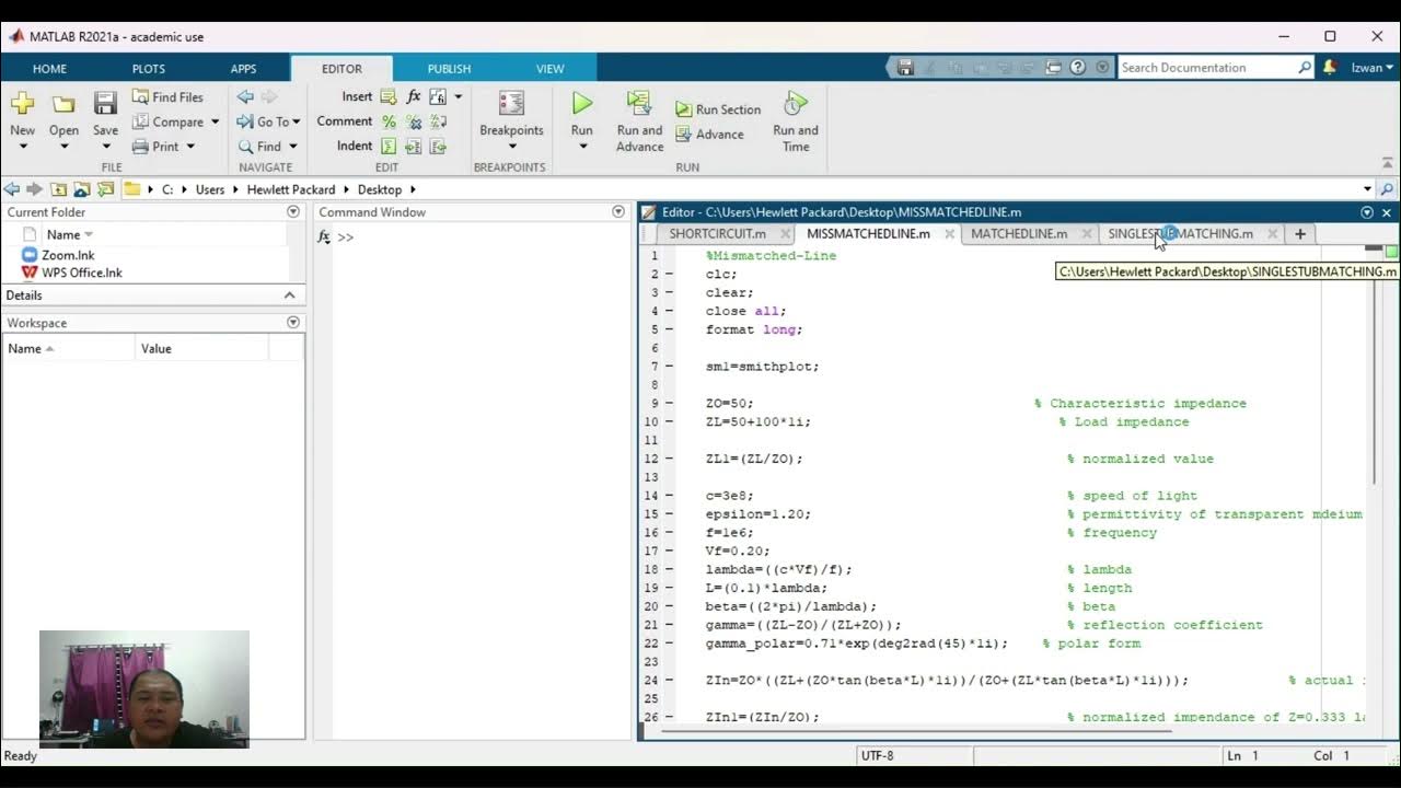 BEJ31103:ELECTROMAGNETIC WAVE PROPAGATION (MATLAB SIMULATION) - YouTube