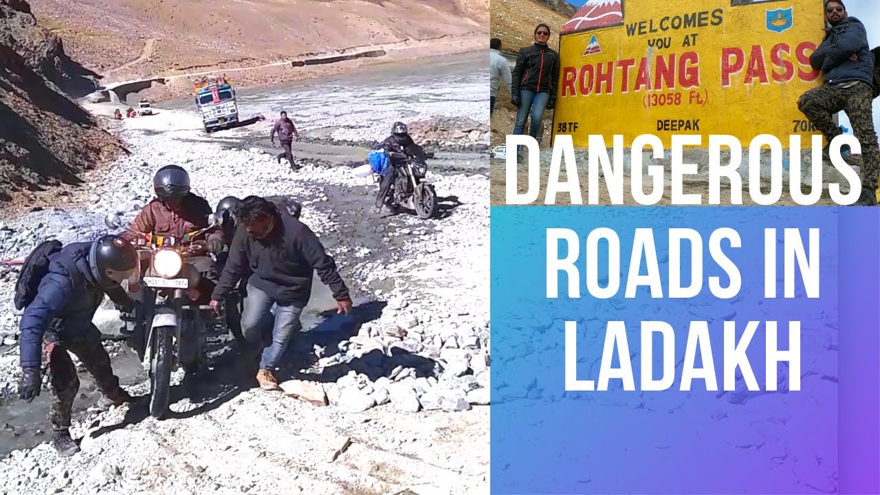 Royal Enfield Off road | Ladakh Off road in bullet classic 350 | Leh ...