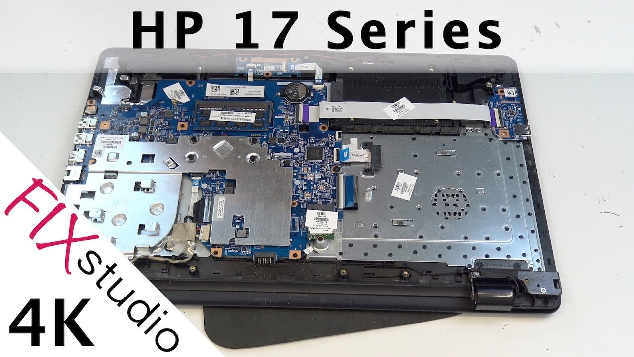 HP 17 Series - power socket replacement [4k] - YouTube