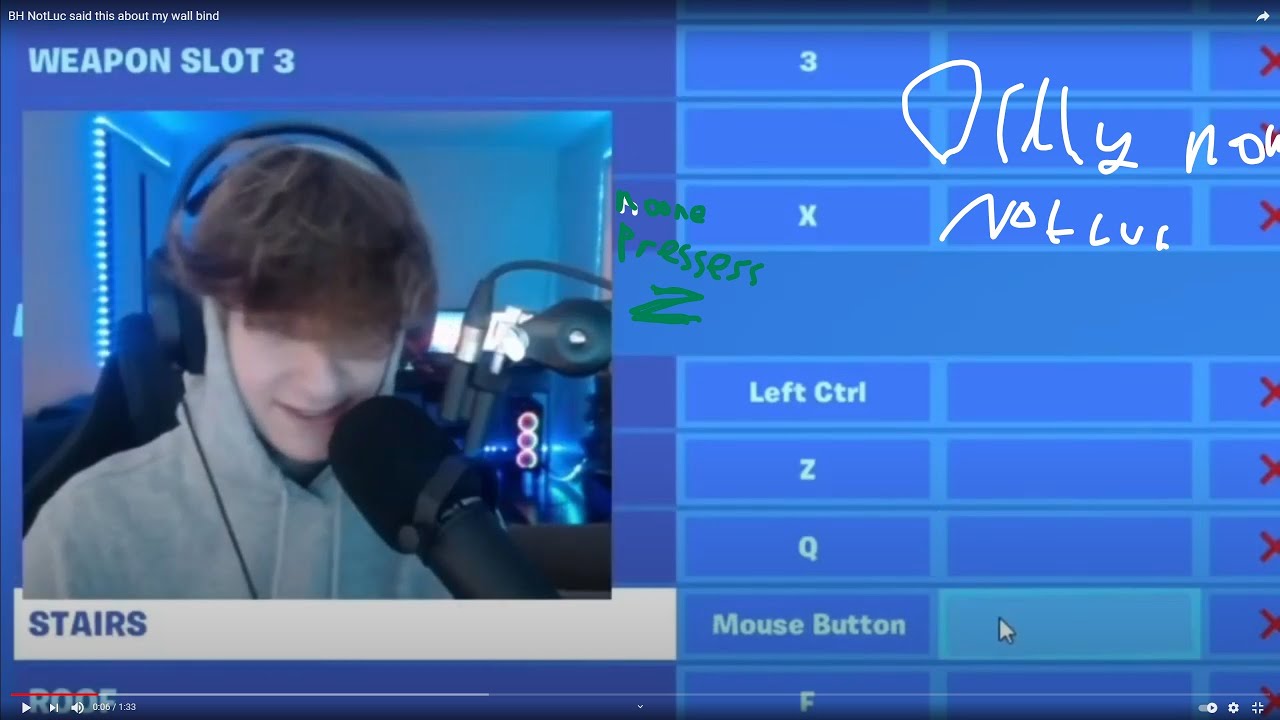 BH NotLuc said this about my wall bind - YouTube