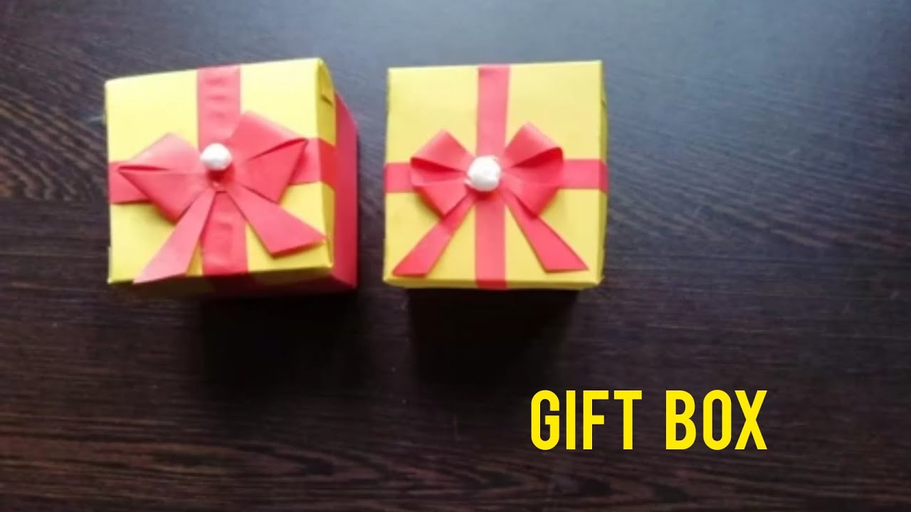 How to create gift box🎁🎁🎄DIY🎄#youtube #viral #christmas #papercraft # ...