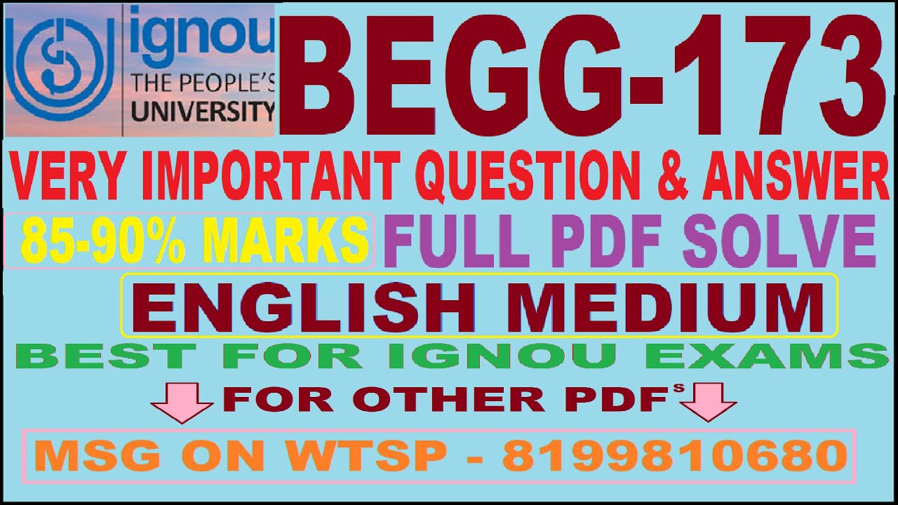 BEGG 173 ACADEMIC WRITING AND COMPOSITION | BEGG 173 Previous Year ...