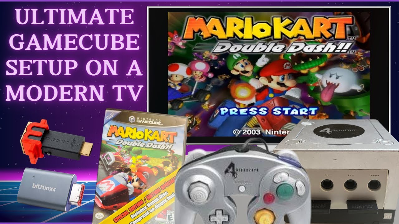 The Ultimate GAMECUBE Setup: Playing on a Modern TV (4KTV) - YouTube