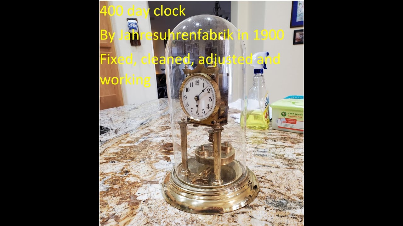 400 day clock made by Jahresuhrenfabrik in 1900 - YouTube