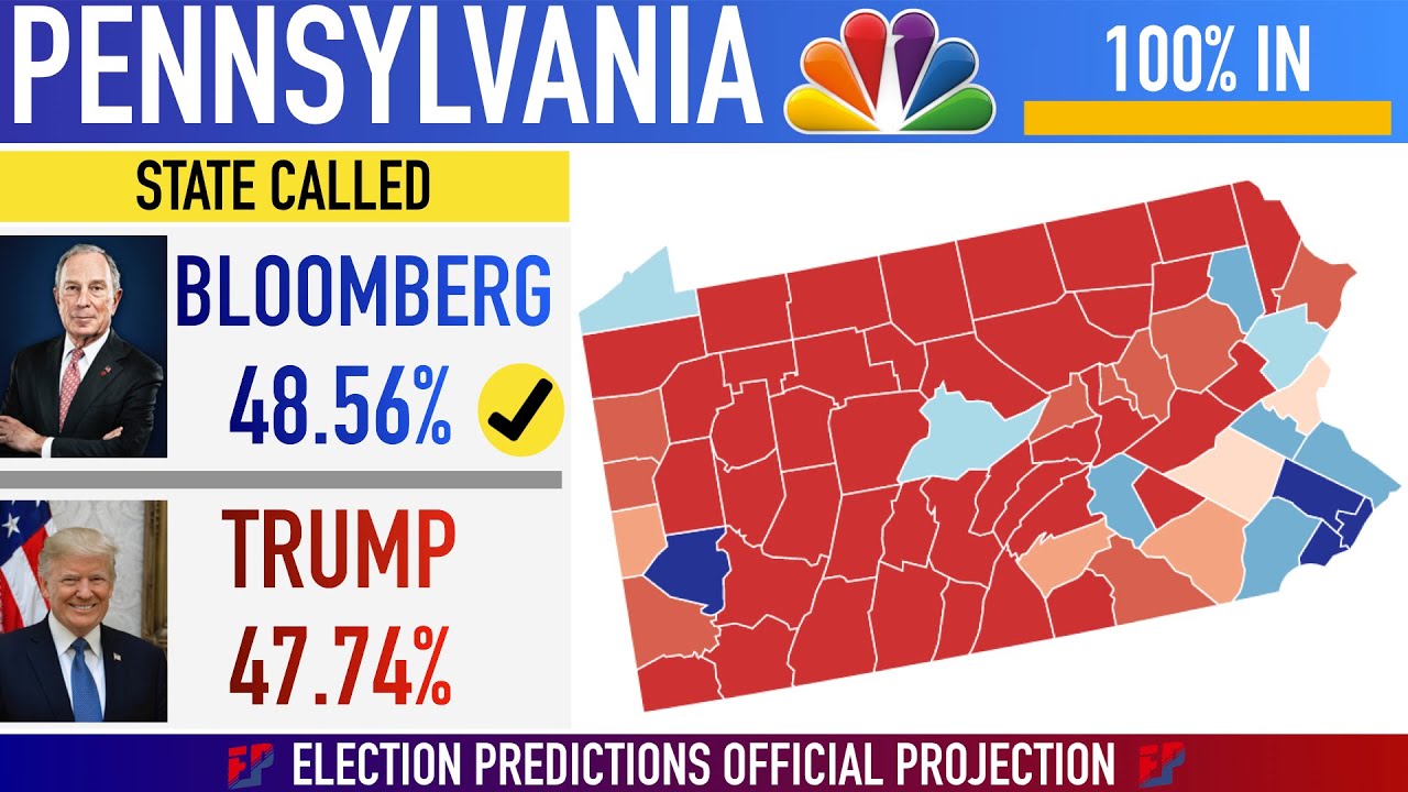 Michael Bloomberg vs Donald Trump | 2020 Election Night I January 21st ...