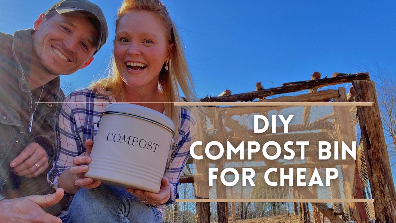 DIY compost bin for cheap | Family Homestead and Garden | Composting ...