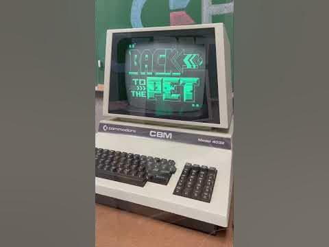 Shiru8bit’s BACK TO THE PET a 2022 demo for the 45 year old Commodore PET #retrocomputing # ...