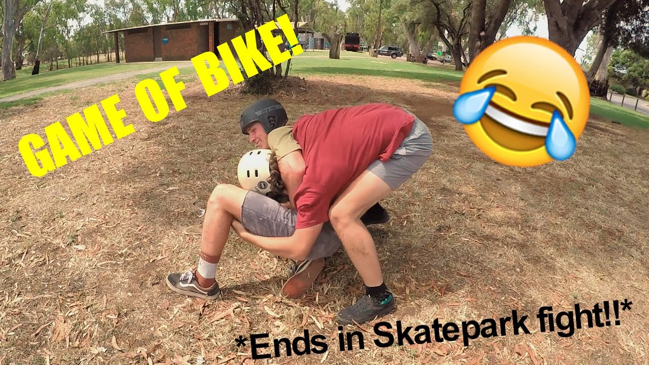 Jordan Brook vs Aiden Obst Game Of Bike *SKATEPARK FIGHT!* - YouTube