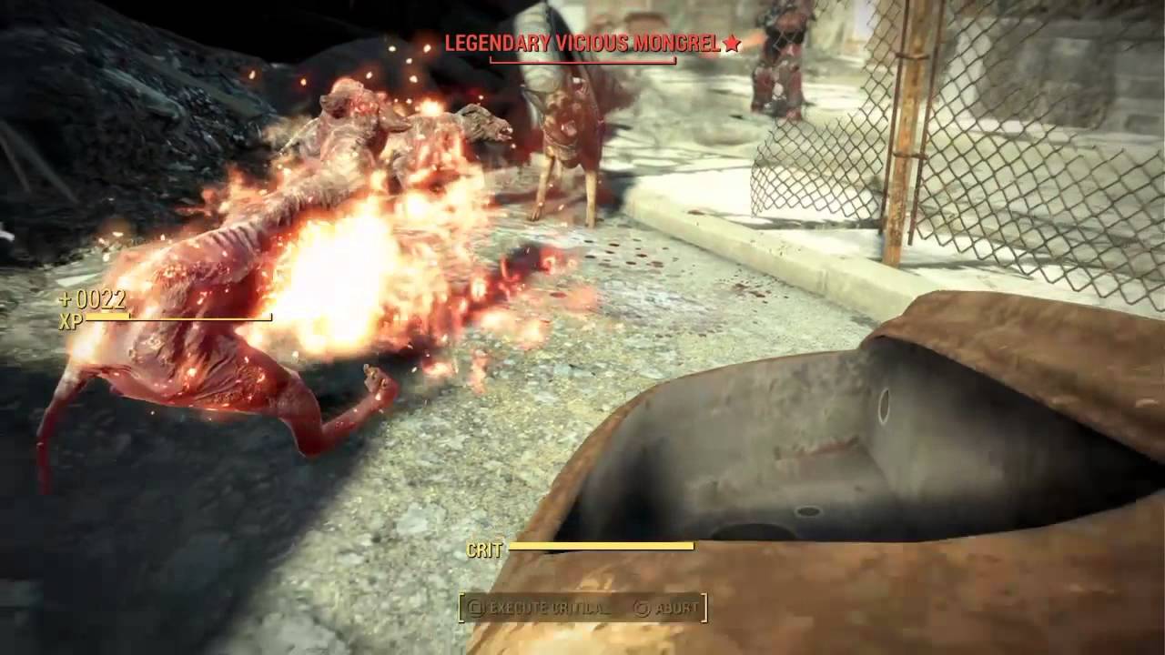 Fallout 4 - Legendary Vicious Mongrel (Nocturnal Pipe Wrench Reward ...