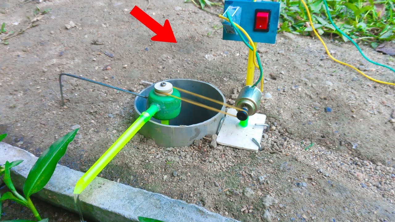 How to make water pump | Science project|Mini diy water pump - YouTube