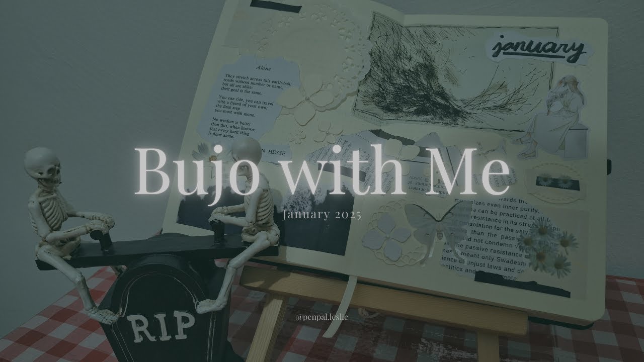 Bujo with Me ️ | January 2025 - YouTube