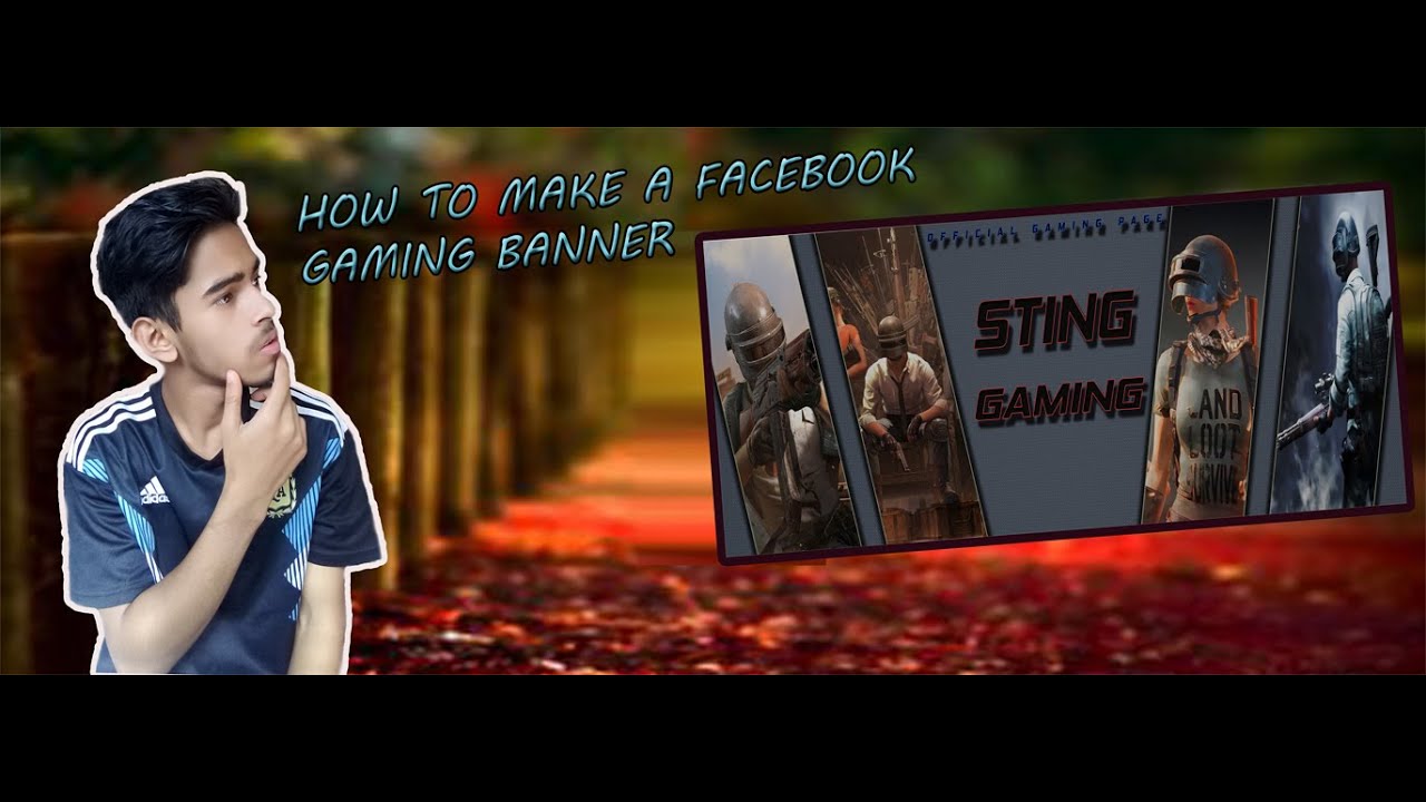 How to make PUBG gaming banner in Photoshop CS6 || Gaming Banner Design ...