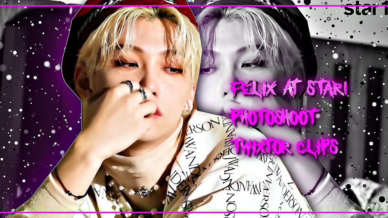 Felix At Star1 Photoshoot Twixtor clips + mega link - YouTube