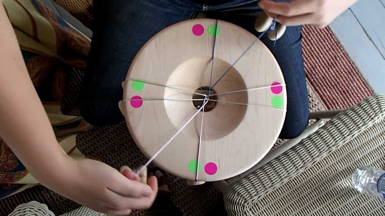 Kumihimo Skills Building: Braiding on a Marudai - YouTube