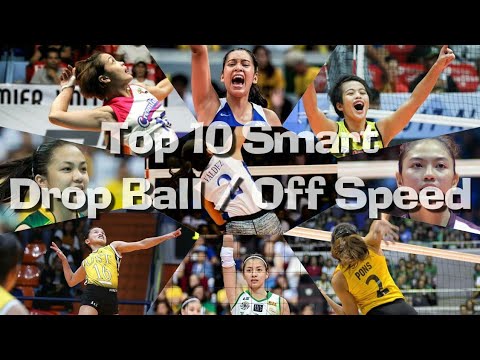 Top 10 Smart Drop Ball/Off Speed Attacks | Women's Volleyball Ph # ...
