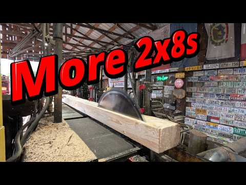 A few more 2x8s to finish my shed floor # 884
