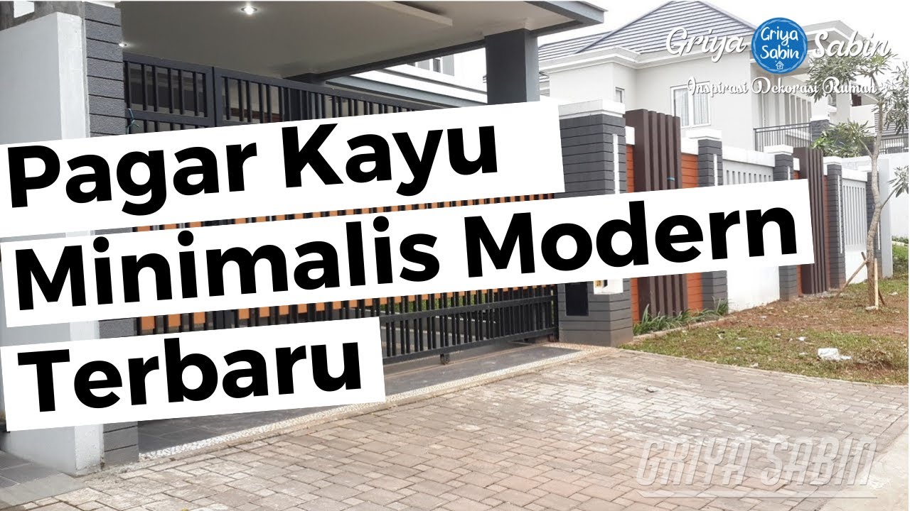 96 Inspirasi Pagar Kayu Minimalis Modern Terbaru - Model Rumah ...