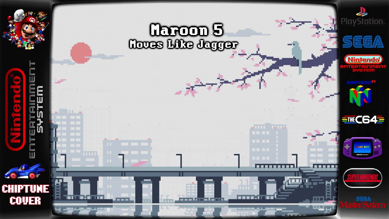 Maroon 5 - Moves Like Jagger ft. Christina Aguilera ♬Chiptune Cover ...