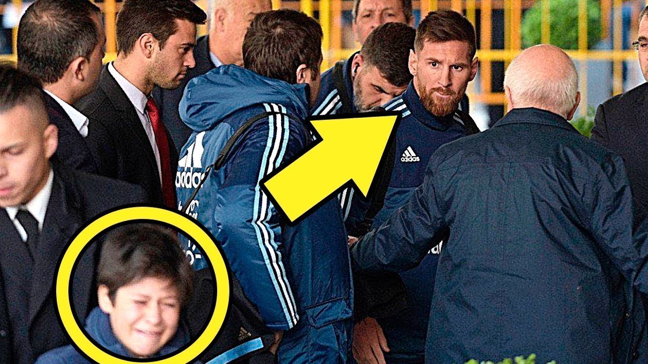 MOMENTOS QUE PROVAM A HUMILDADE DE LIONEL MESSI - YouTube