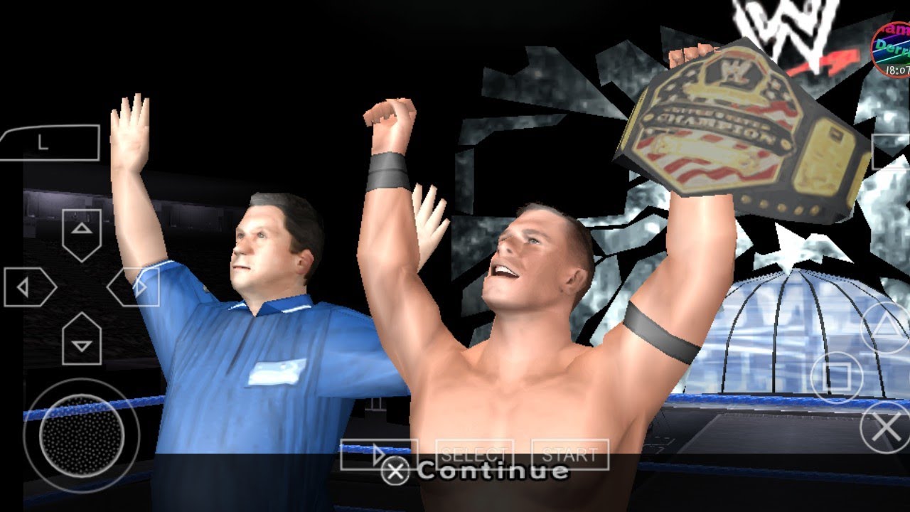 John Cena Wins the title again (WWE Smackdown vs Raw 2007) - YouTube