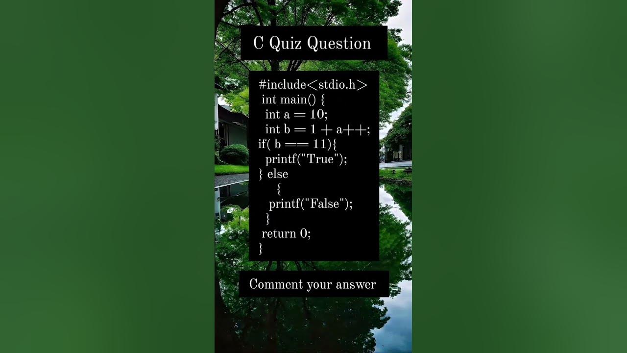 Comment Your Output π Code Coding Quiz Programming Coder Questions Coders Youtube