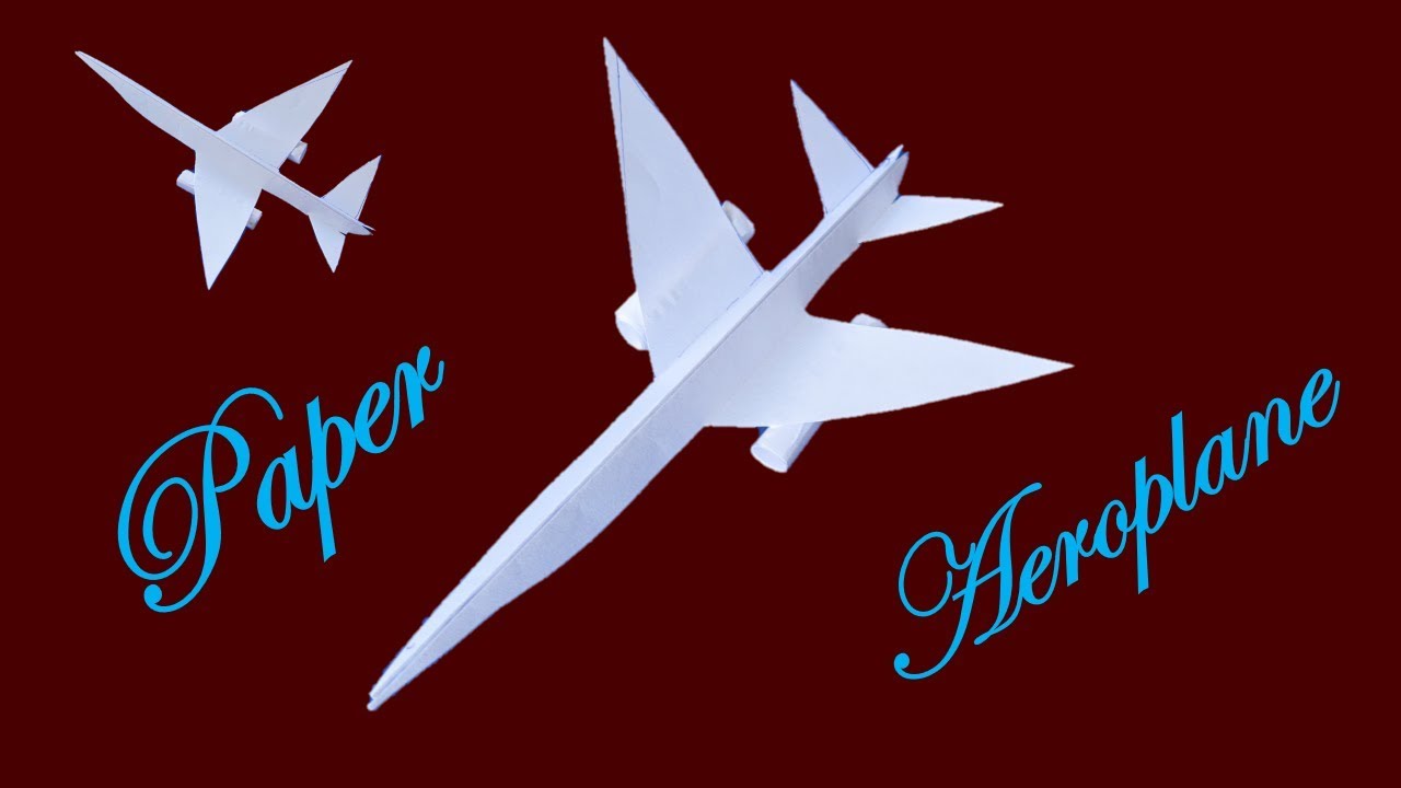 Ba2 Paper Aeroplane * How to make Aeroplane with paper # DIY paper ...
