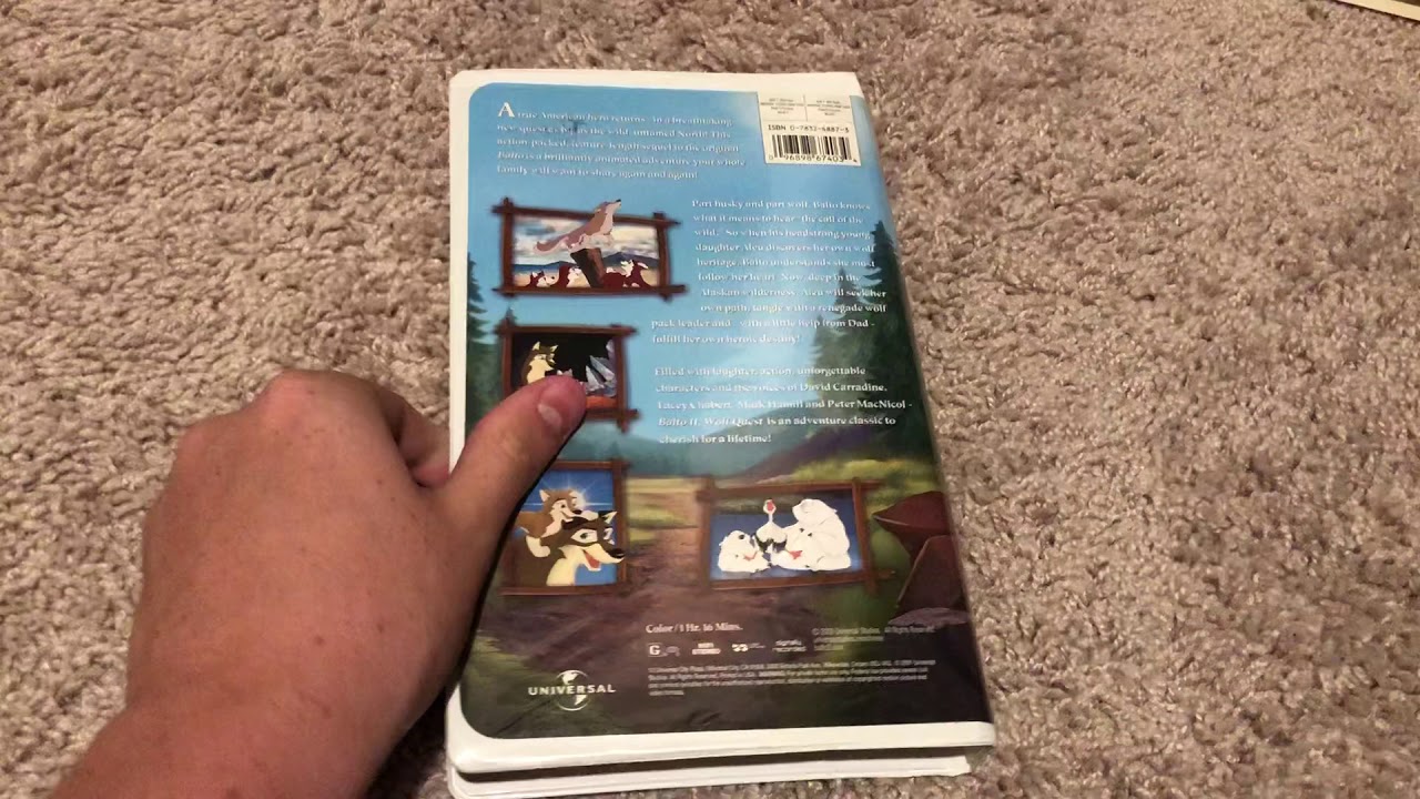 Balto II: Wolf Quest VHS Review - YouTube
