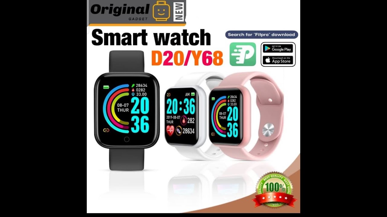 รีวิว D20 Smart Watch นาฬิกาเพื่อสุขภาพและการออกกำลังกาย ดีไซน์โดนๆ ราคาถูกมาก | atelier-yuwa ...