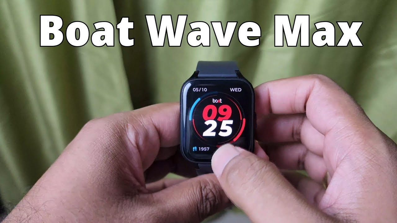 Boat Wave Max SmartWatch Unboxing and Review 2023 | English - YouTube