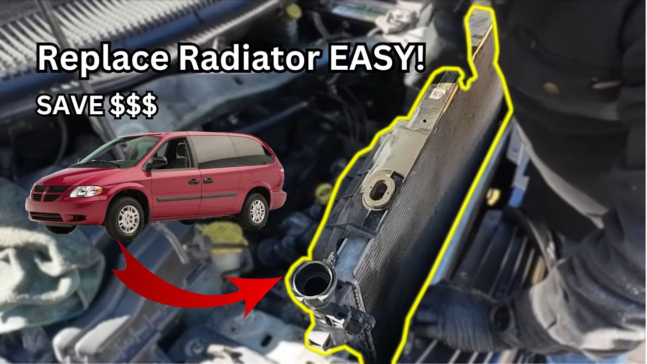 How to Replace a Radiator on a 2001-2007 Dodge Grand Caravan 3.3L V6 ...