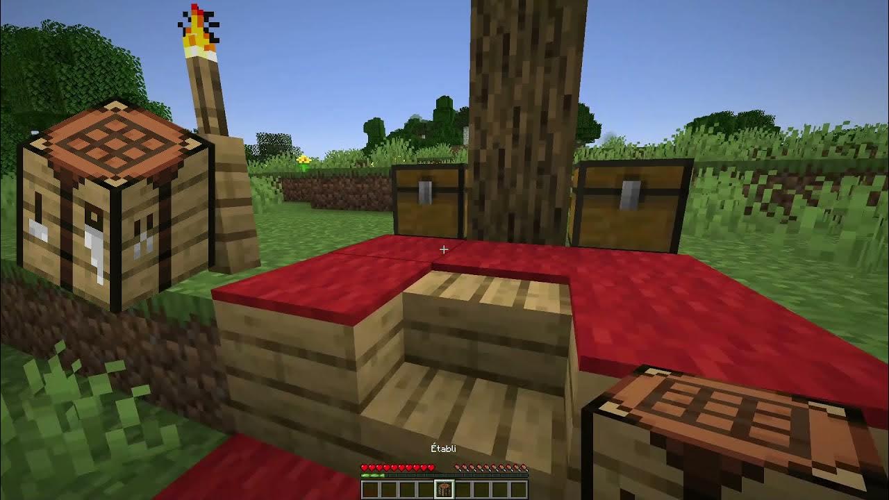 Comment Faire Une Table De Craft Sur Minecraft !!! - YouTube
