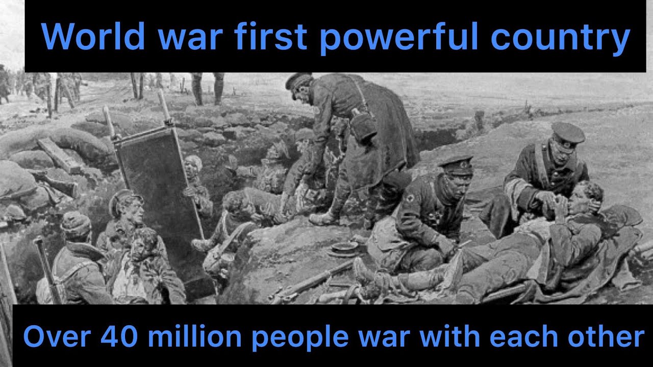 world war first result and powerful country - YouTube