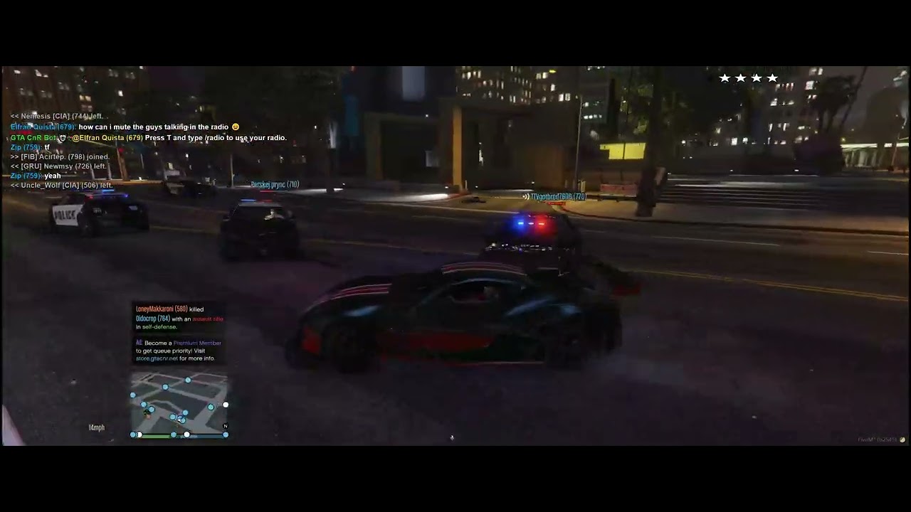 Fivem Rogue Cops ON CNR Server - YouTube