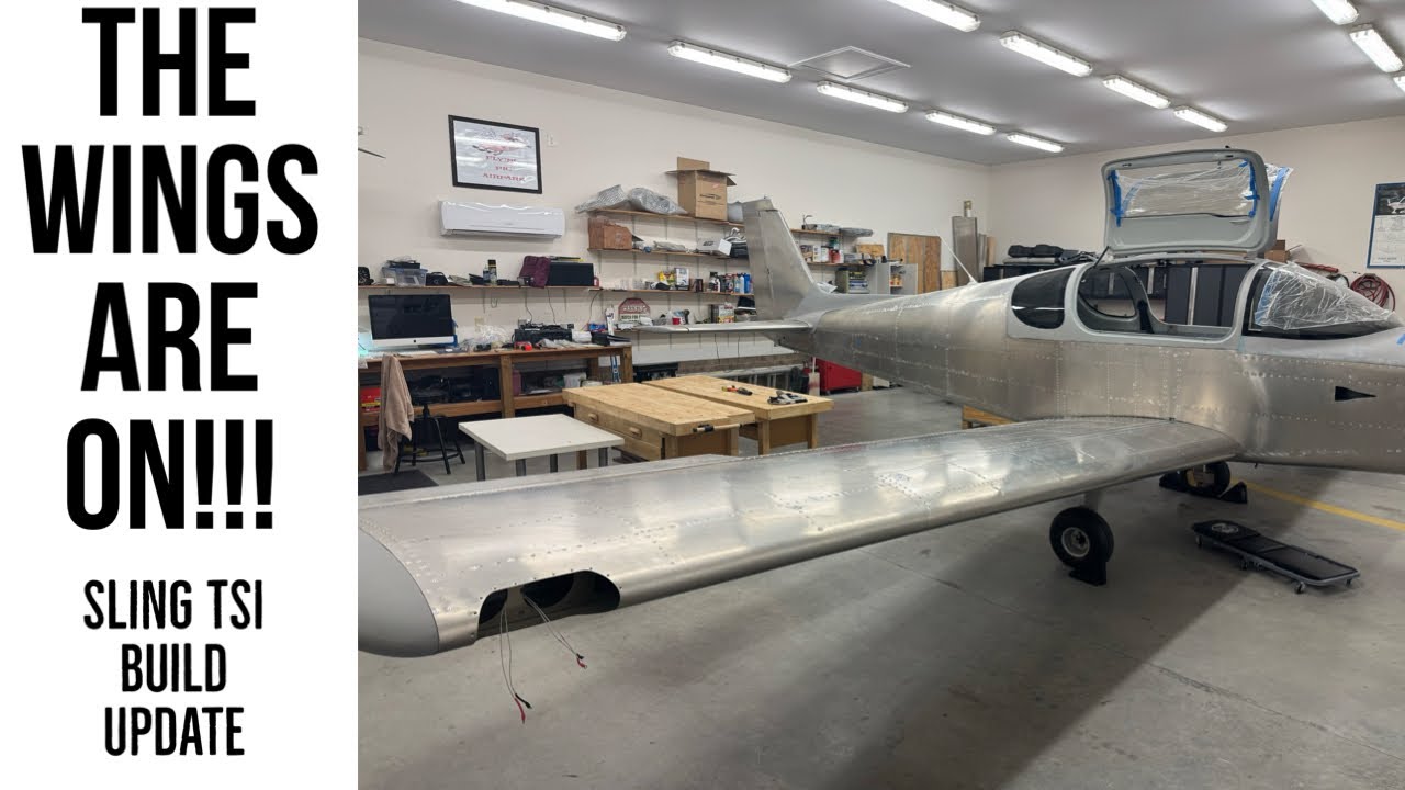 The Wings are On!!! Sling TSI Build Update - YouTube